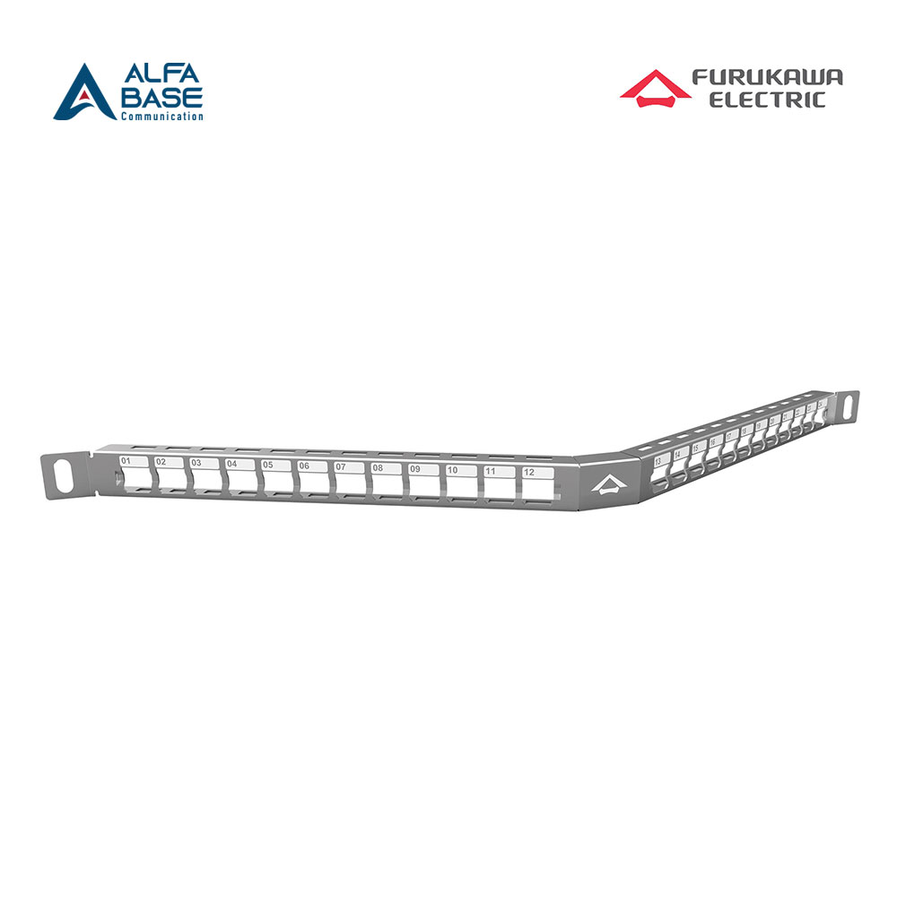 UTP SHIELDED ANGLED PATCH PANEL 24P 1/2U (UNLOADED) - Alfa Base จำหน่ายและนำเข้าสินค้าอุปกรณ์ ...