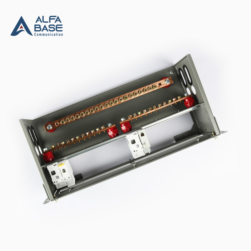 PDU 19”/21” Rack Mounting 3U, 2 Sources 3 Bus Bars Unload, Dark Gray ...