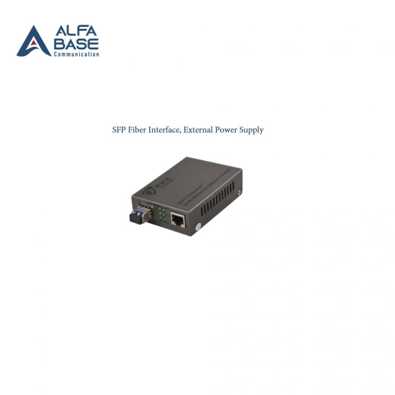 Media Converter SFP Fiber Interface, External Power Supply - Alfa Base ...