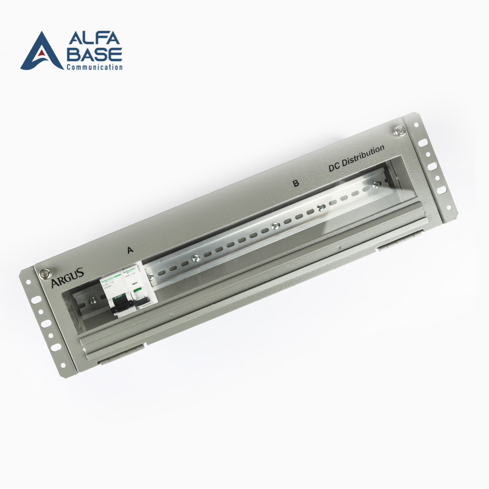 PDU 19”/21” Rack Mounting 3U, 2 Bus Bars Unload, Dark Gray - ALFABASE