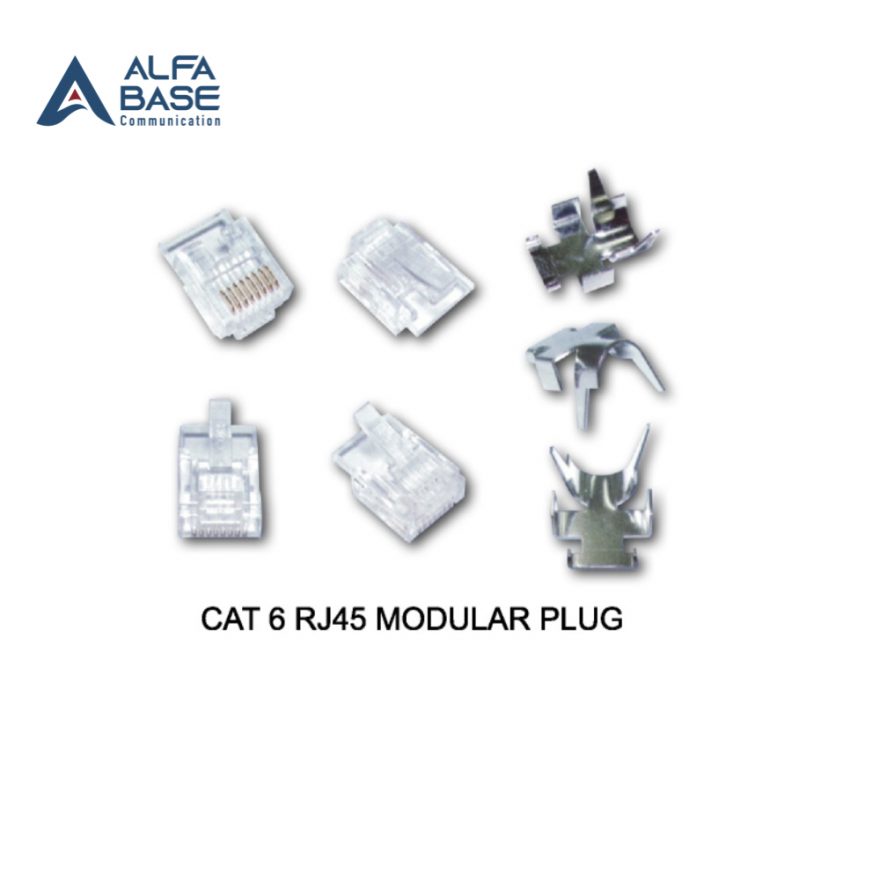 Cat. 5e RJ45 Modular Plug - หัวต่อ แบบ Connector RJ45 Cat5e