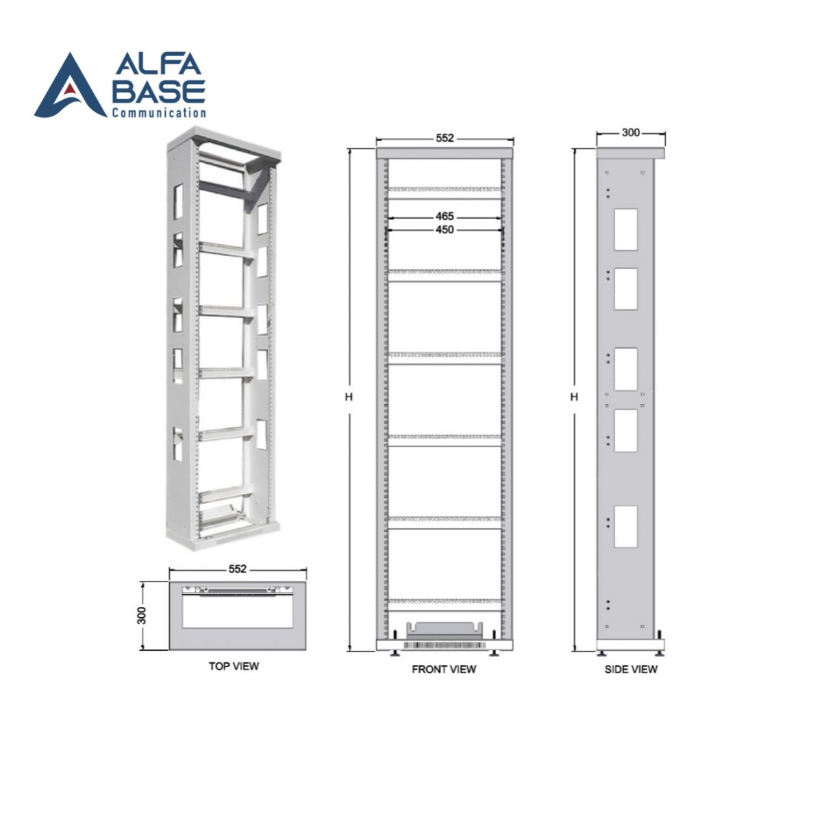 19" Alfa ETSI Open Rack AE Series - Alfa Base จำหน่ายและนำเข้าสินค้า ...