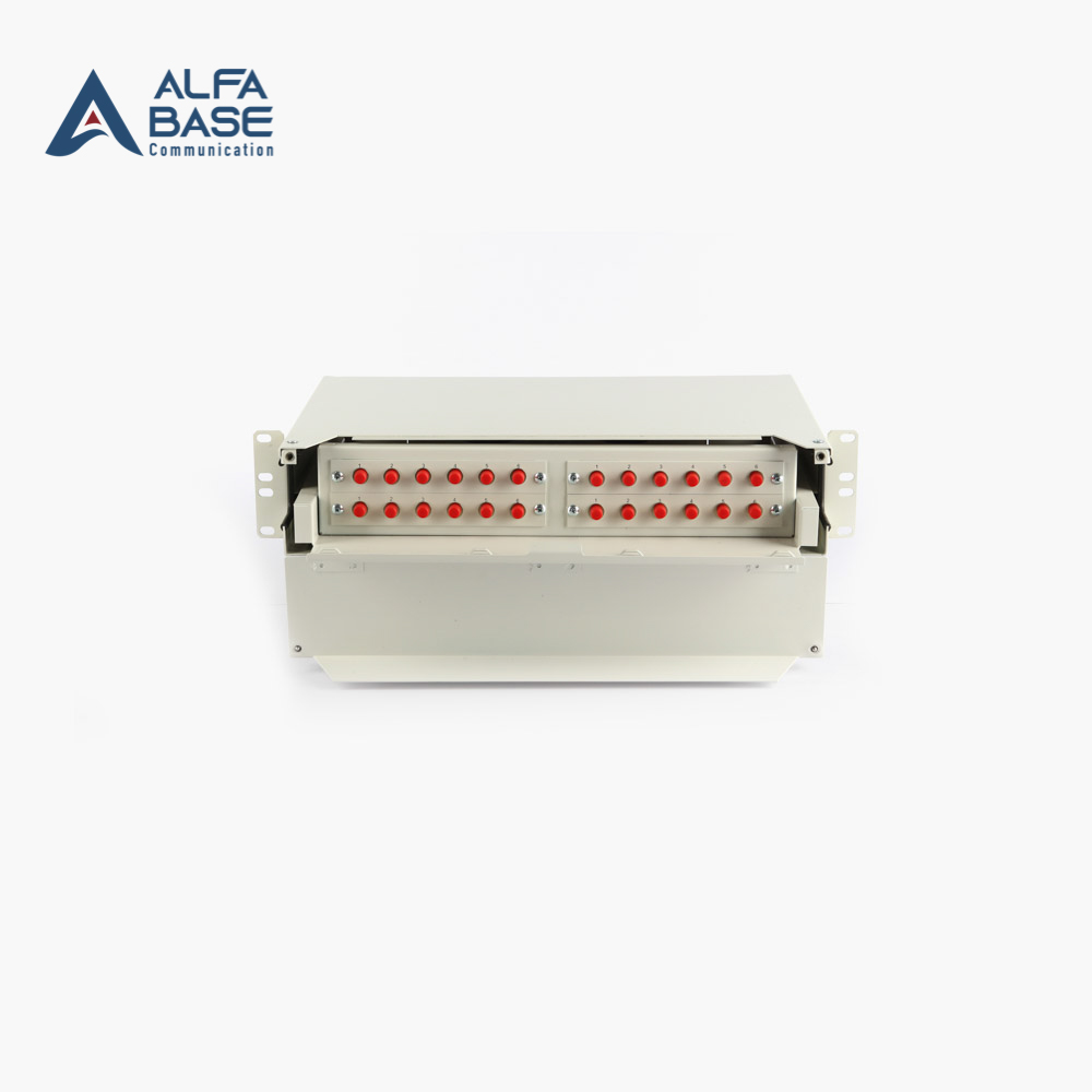 ODF Rack 2U 24 – 48F with Drawer - ALFABASE