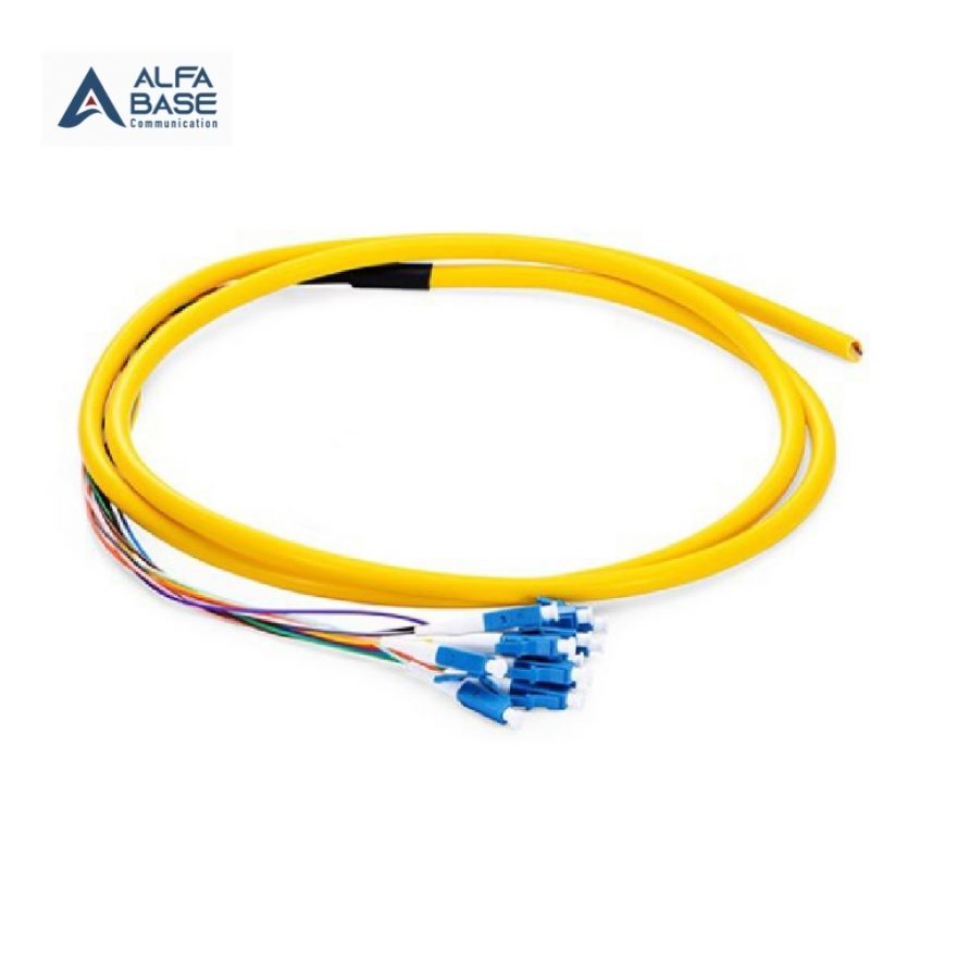 จำหน่าย สาย Fiber Optic Multi-Core Pigtail Singlemode LC Yellow Jacket