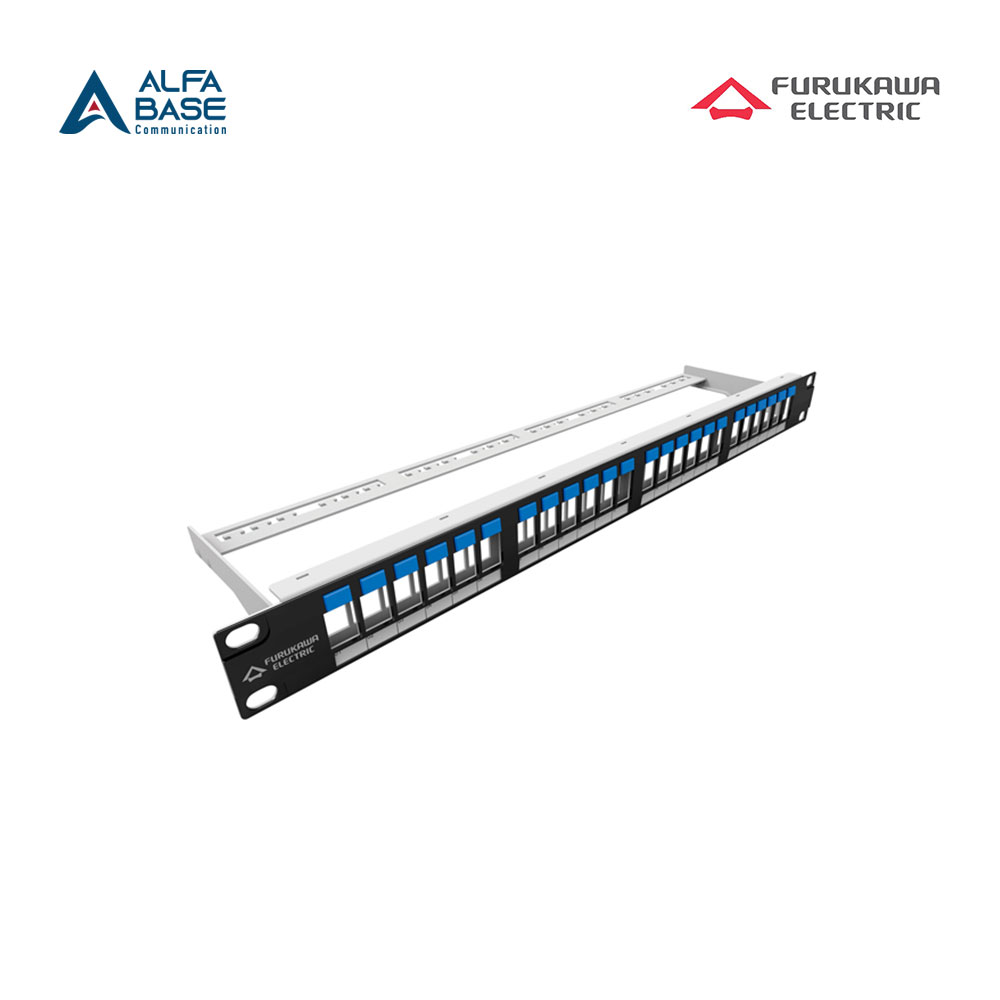 UTP SHIELDED MODULAR PATCH PANEL 24P WITH IDENTIFICATION ICONS ...