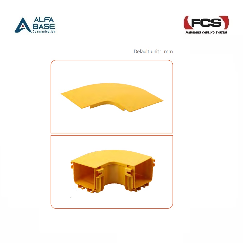 90° Horizontal Bend Cover - Alfa Base จำหน่ายและนำเข้าสินค้าอุปกรณ์ สาย ...