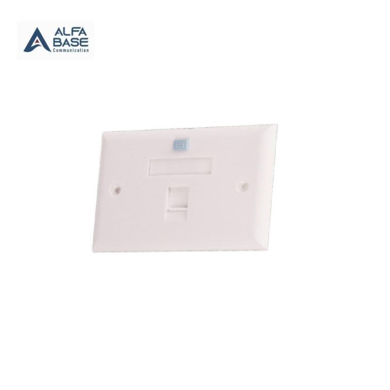 AL-5111 : Face Plate for RJ45 Keystone 1 port with Shuttle, ID Label ...