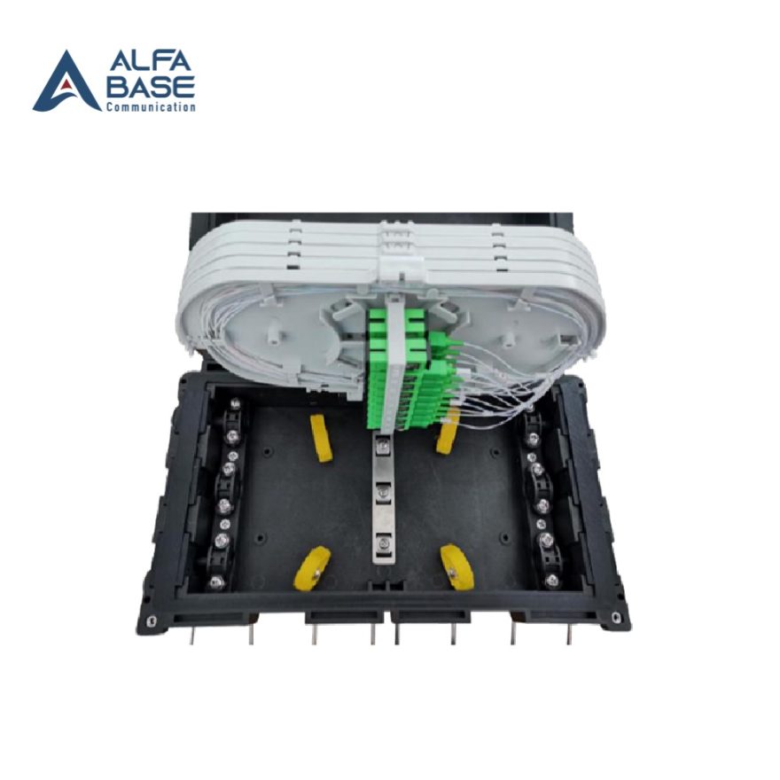 CX-9417 : Closure FTTx Horizontal with PLC Splitter, Snap Lock Type ...