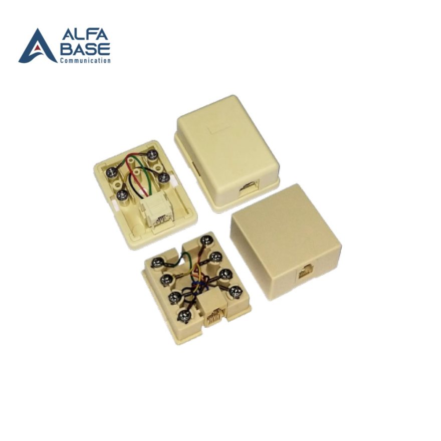 Telephone Modular Box - Alfa Base จำหน่ายและนำเข้าสินค้าอุปกรณ์ สายแลน ...