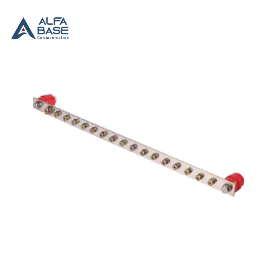 GB-R19-T : Tinned Ground Bar for Rack 19" - Alfa Base จำหน่ายและนำเข้าสินค้าอุปกรณ์ สายแลน ...